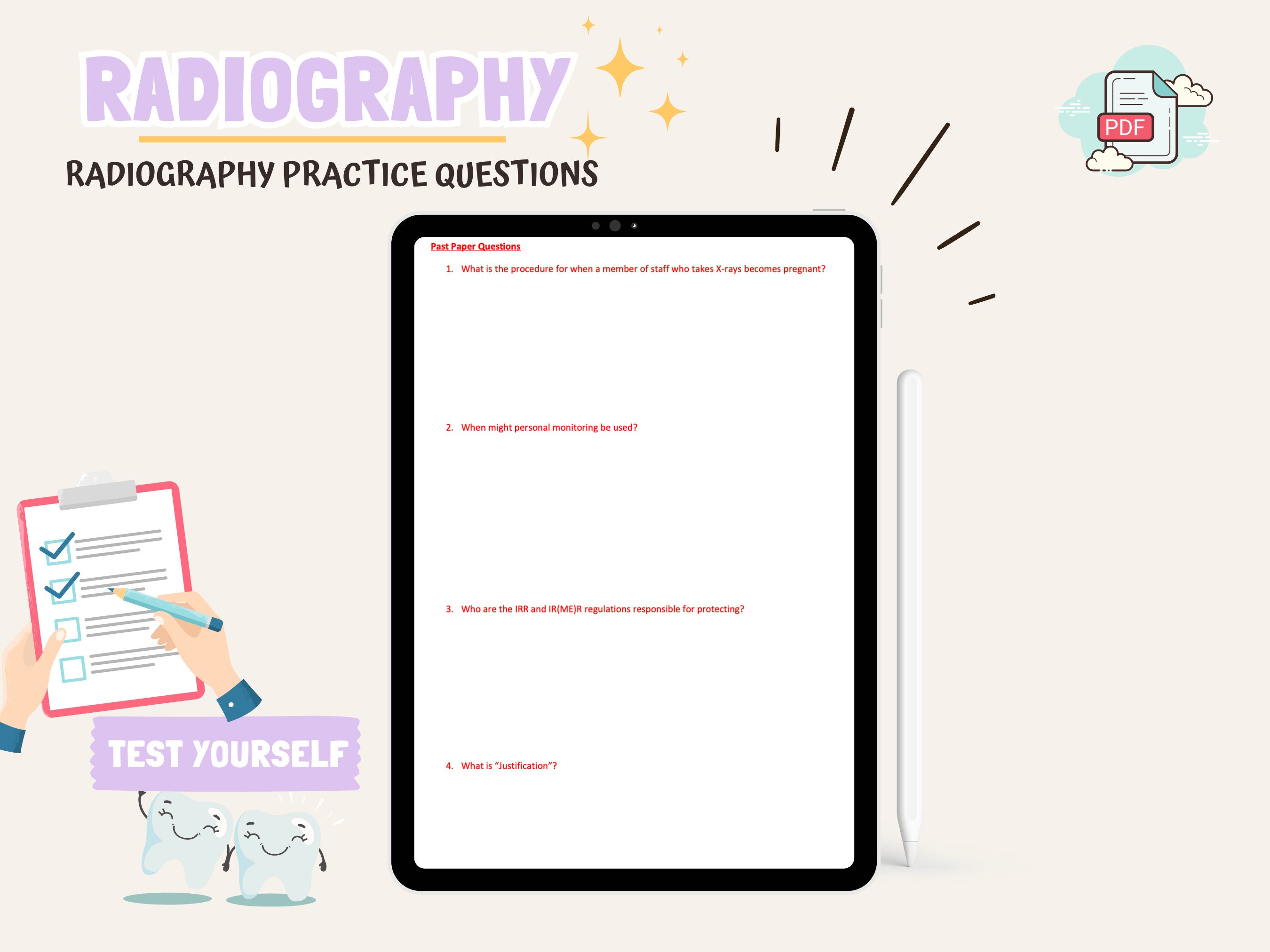 Radiography Revision Guide Dental Student Study Notes Dental Hygienist ...