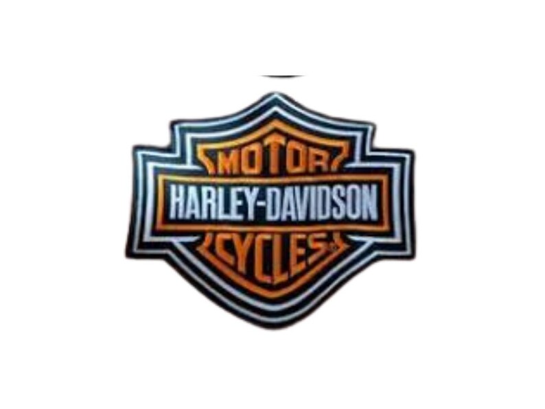 Harley Davidson Shield Logo Iron-on or Sew-on Biker Patch - Motorbike ...
