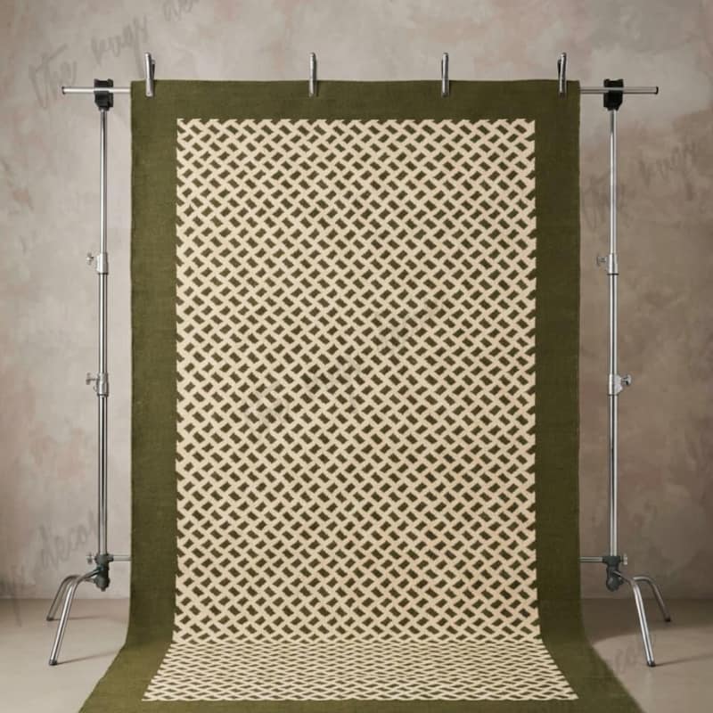 Hand Woven Wool Ivory Rug - Etsy