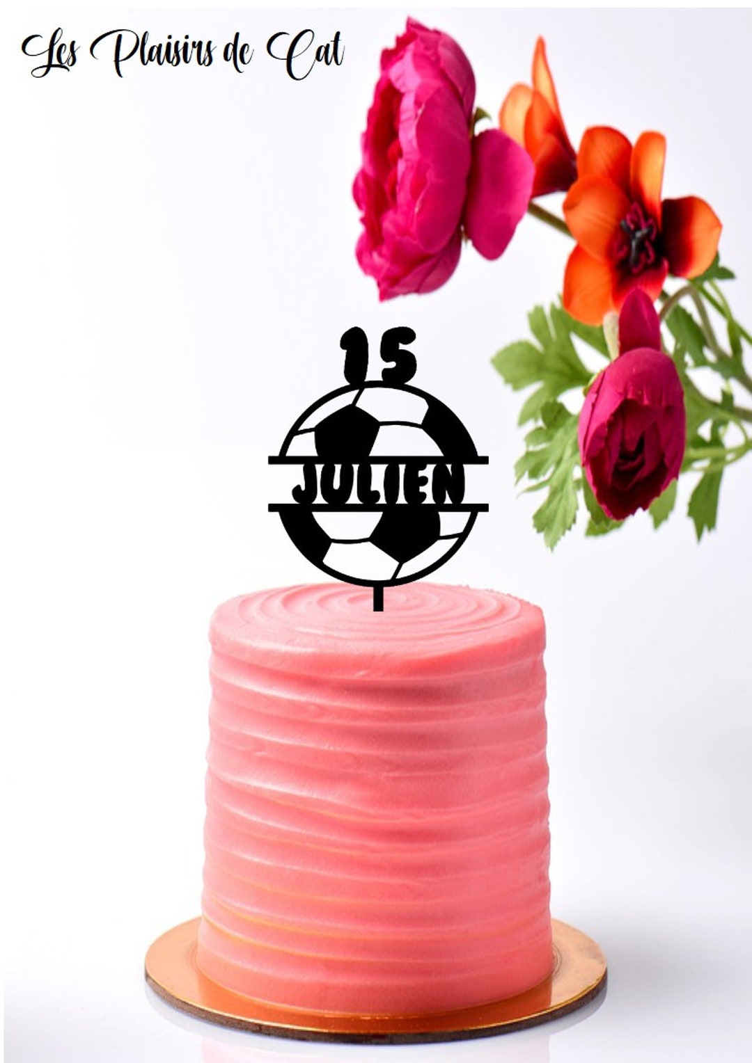 Football Cake Topper Soccer Ball PSG Barcelona Barça - Etsy