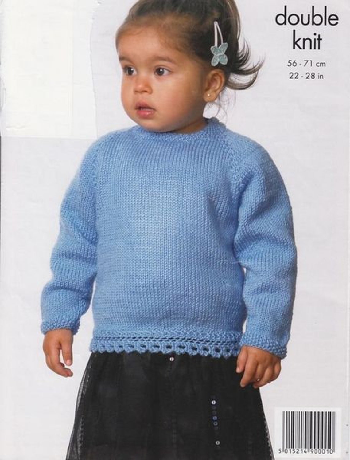 Girls Eyelet Flower Lace Jacket Cardigan & Sweater Jumper 22" - 28" 2 ...