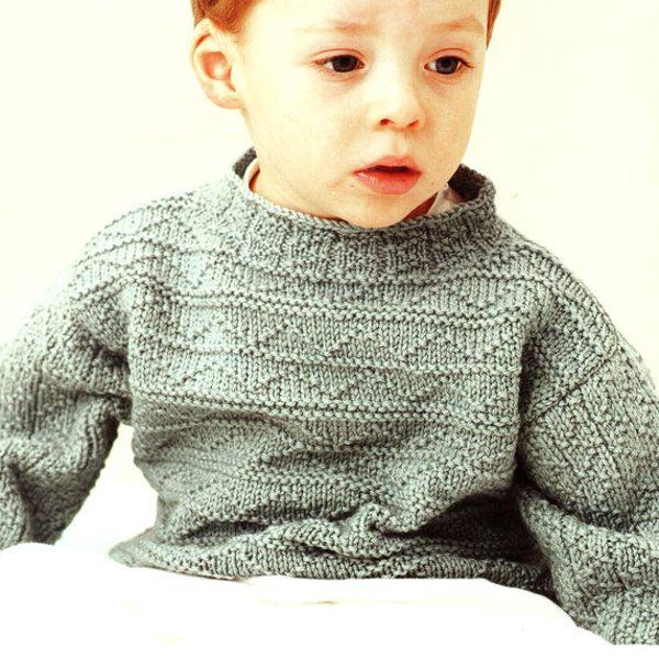 Childs Guernsey Pattern - Etsy