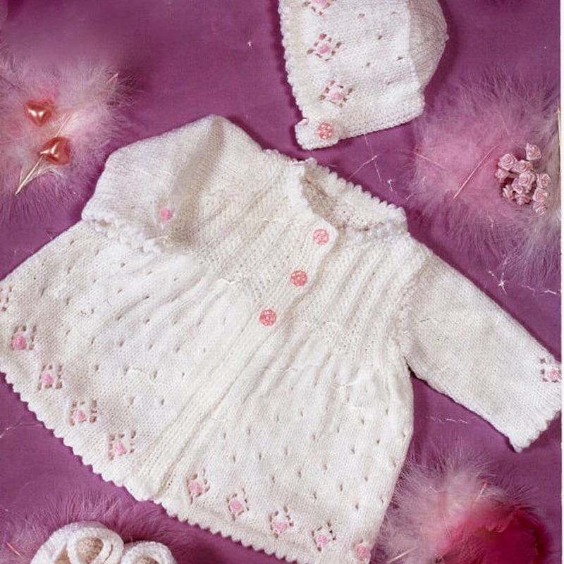 Free Baby Knitting Patterns to Download Matinee Coats - Etsy UK