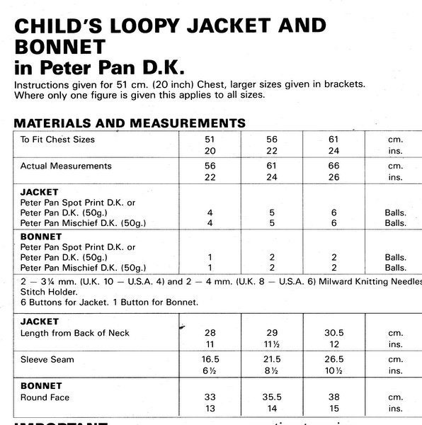 All Over Loopy Jacket With Collar & Loopy Helmet Bonnet 20 - Etsy