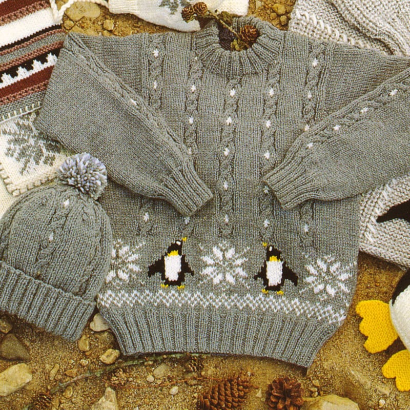 Penguin Sweater - Etsy