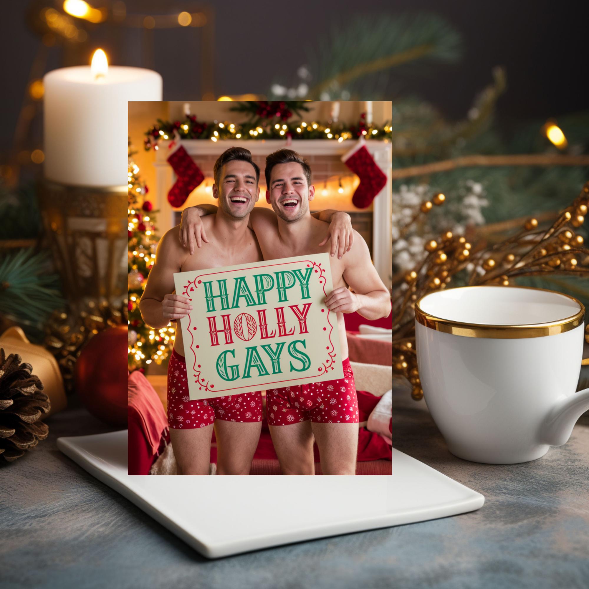 Funny Gay Queer Christmas Cards Christmas Cards LGBTQ+ Christmas Cards ...