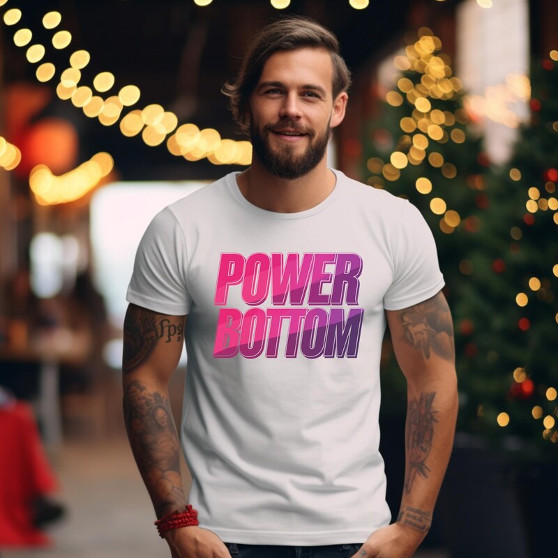 Power Bottom T Shirt - Etsy