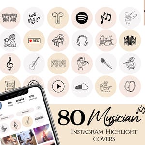 Musical Icons Background - Etsy UK