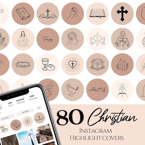 80 Christian Instagram Highlight Covers, Natural Christianity Instagram ...
