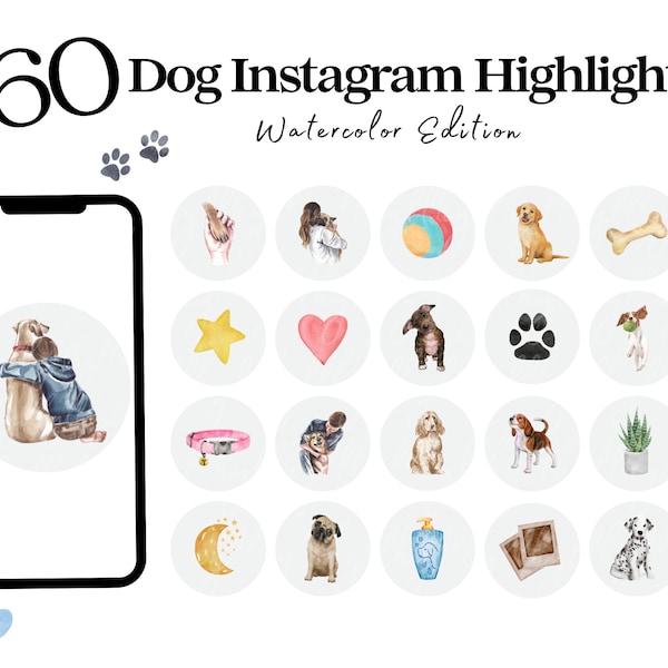 Instagram Dog Highlight Icons - Etsy