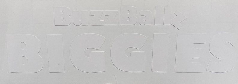 Buzzballz BIGGIES Permanent Adhesive Vinyl (WHITE) - Etsy
