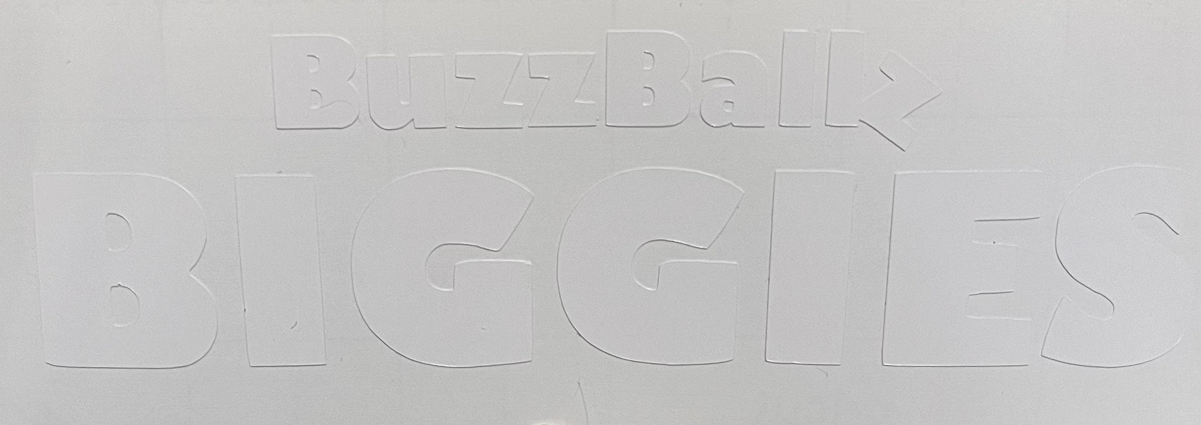 Buzzballz BIGGIES Permanent Adhesive Vinyl (WHITE) - Etsy