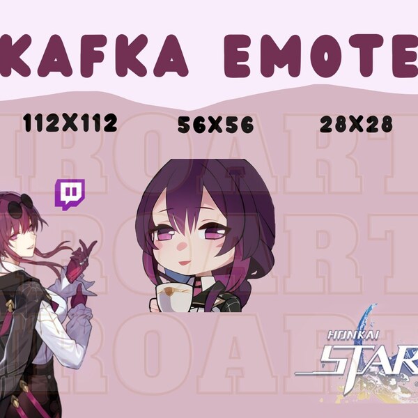 Honkai star rail kafka emotes - Etsy Polska