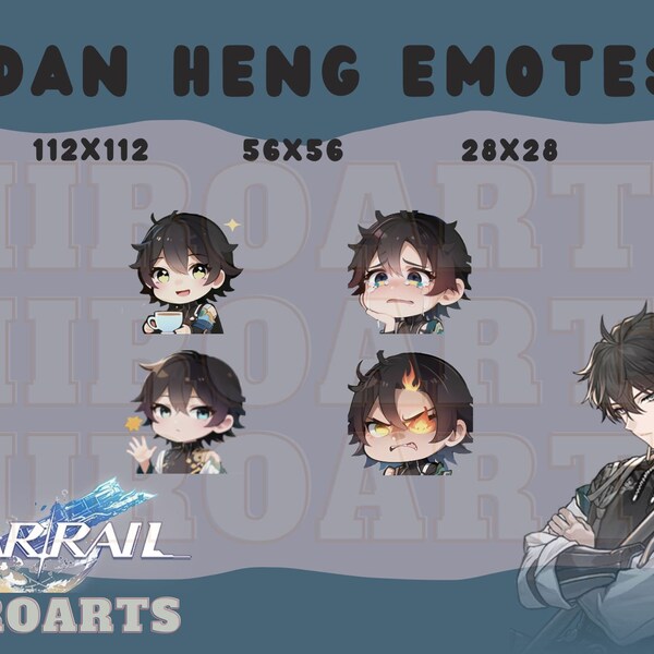 Star Rail Dan Heng Emote - Etsy Canada