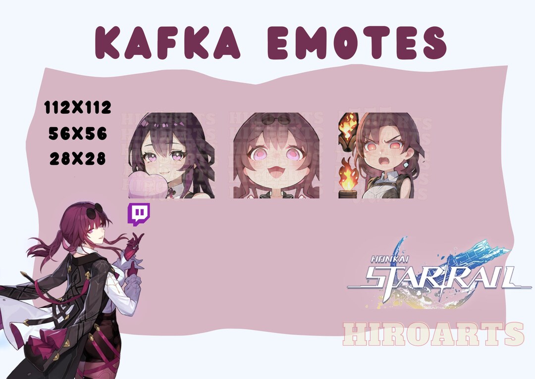 Honkai Star Rail Kafka Emote Package Honkai Star Rail Kafka - Etsy ...