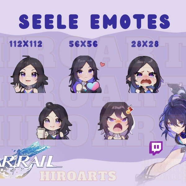 Honkai star rail himeko emotes - Etsy Polska