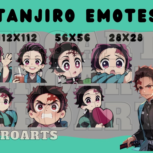 Demon slayer tanjiro emotes - Etsy.de