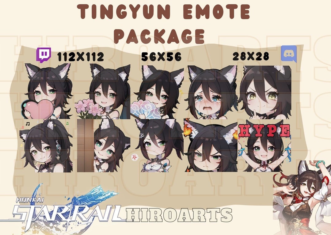 Honkai Star Rail Tingyun Emotes Package Honkai Star Rail - Etsy Singapore