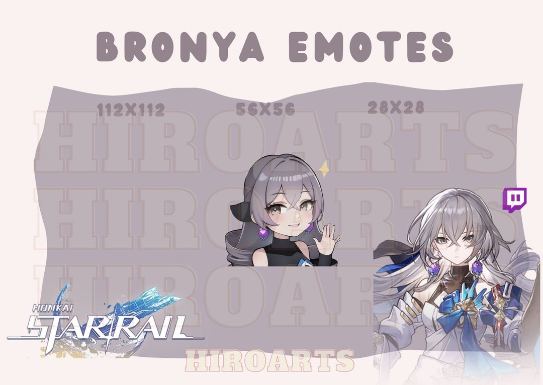 Honkai Star Rail Bronya Hi Emote Honkai Star Rail Bronya - Etsy UK