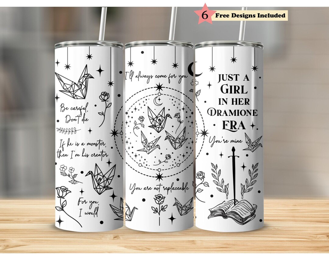 Dramione Era SVG PNG Fanfiction Wizard Fantasy A03 20oz Straight Full ...