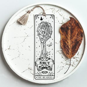 Printable Bookmarks Skeleton Roses Bundle, Bookish Bookmark PNG, Spicy ...