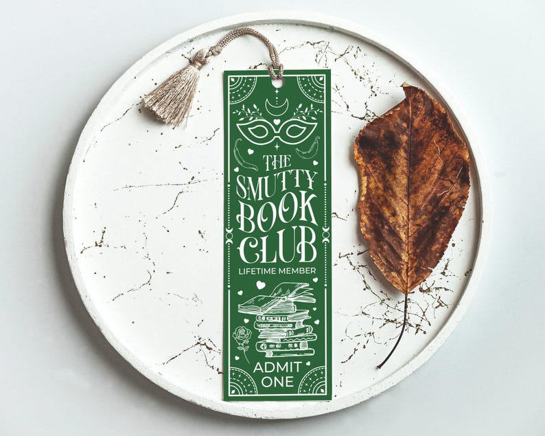 Bookish Printable Bookmarks, Spicy Dark Romance Merch, Smutty Phrases ...