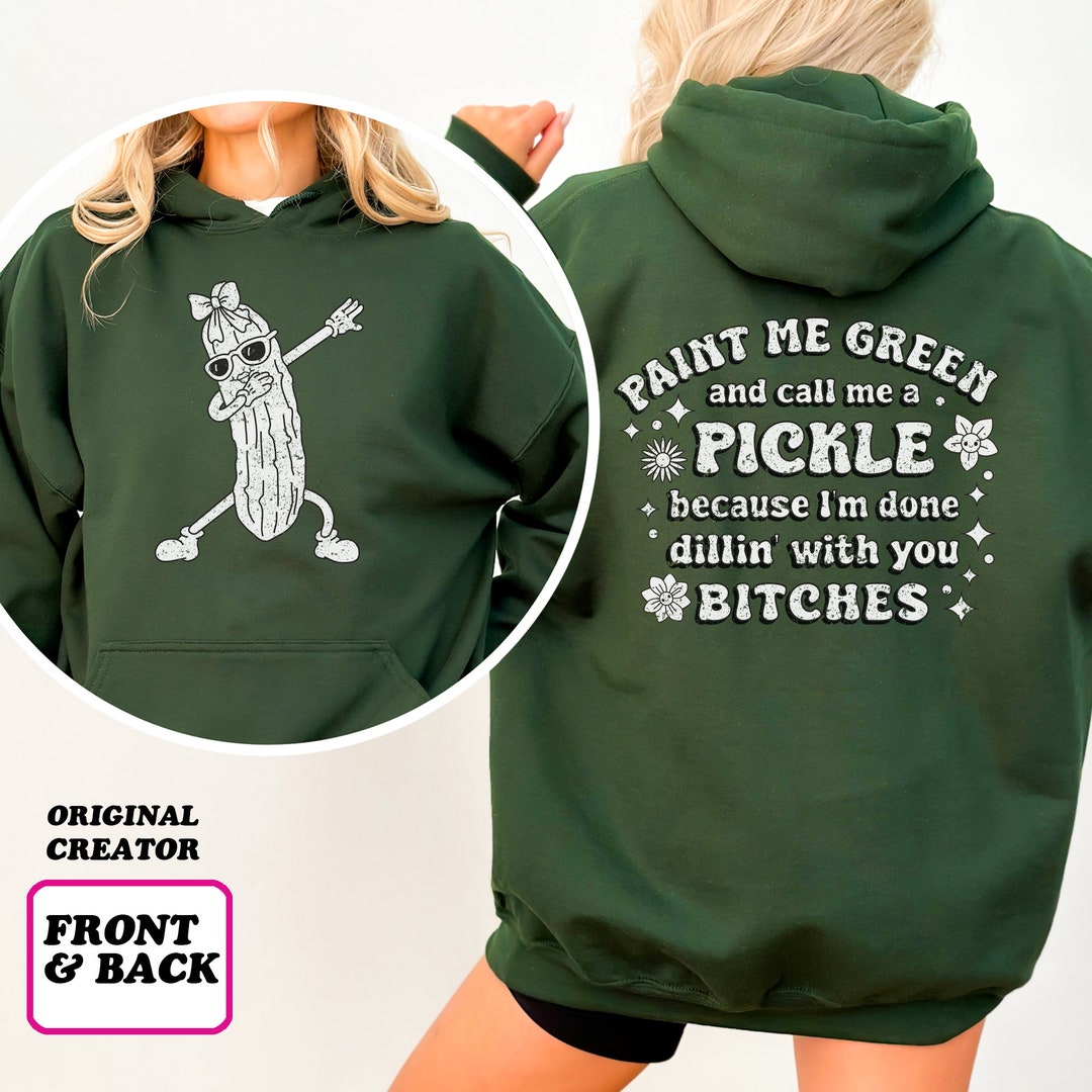 Dabbing Dance Pickle Lover Retro Distressed Dillin With You Shirt ...