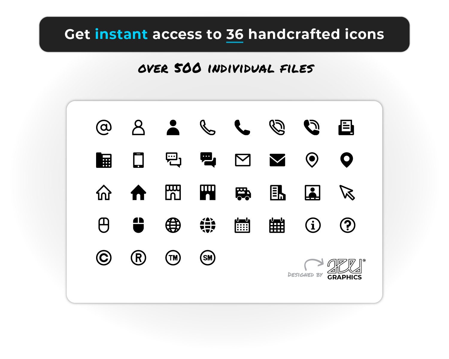 Business Card SVG Files, Icons for Applicants and Business, Create ...