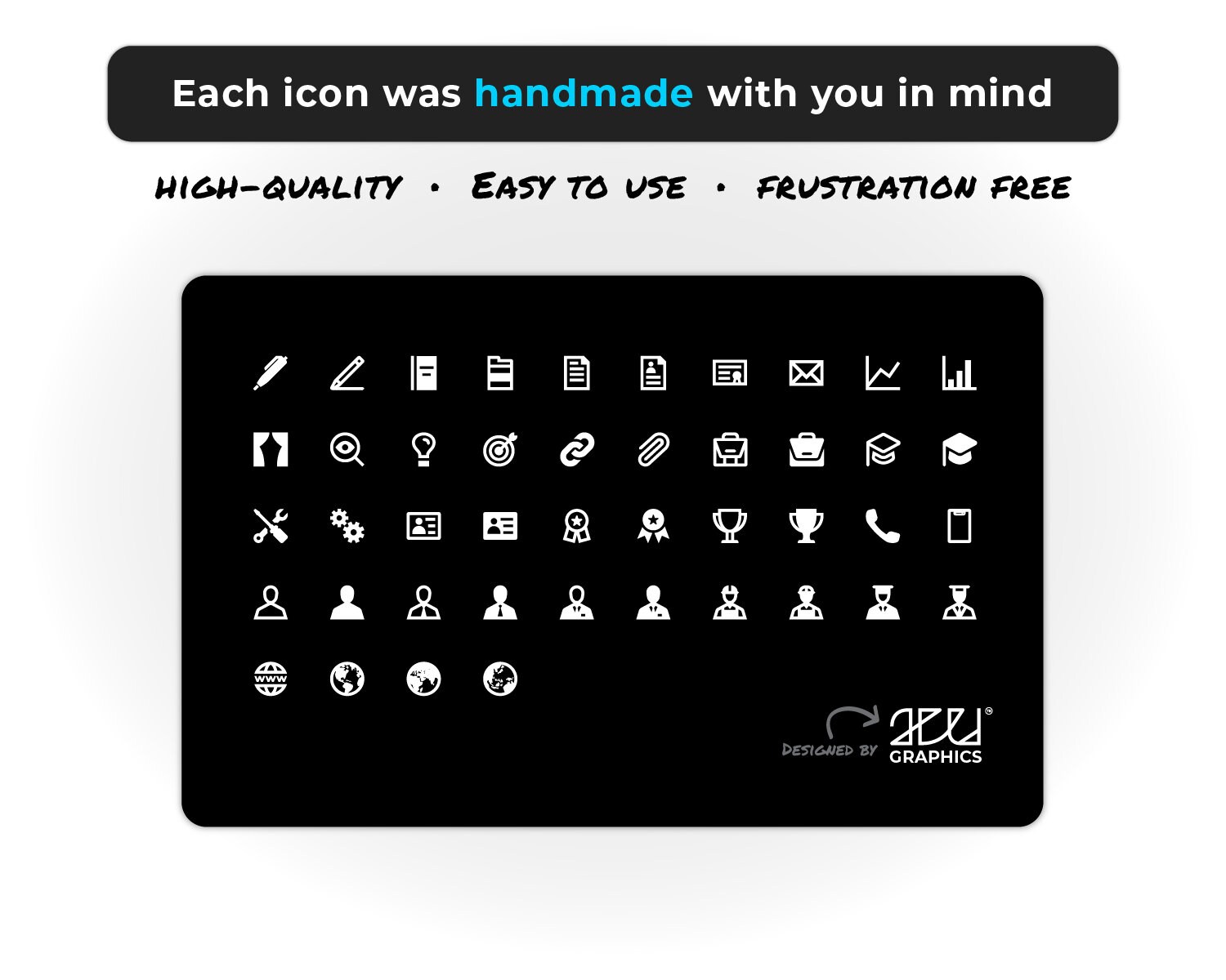 Resume SVG Files, Icons for Applicants and Businesses, Create Custom ...