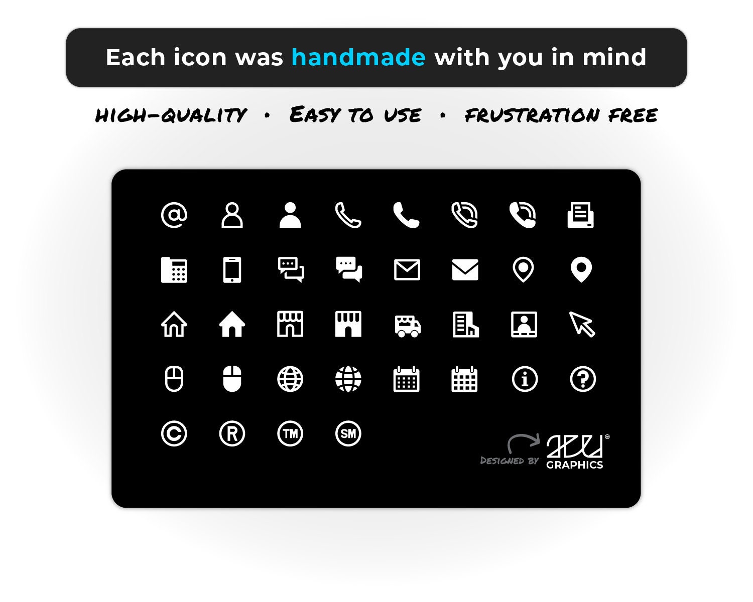 Business Card SVG Files, Icons for Applicants and Business, Create ...