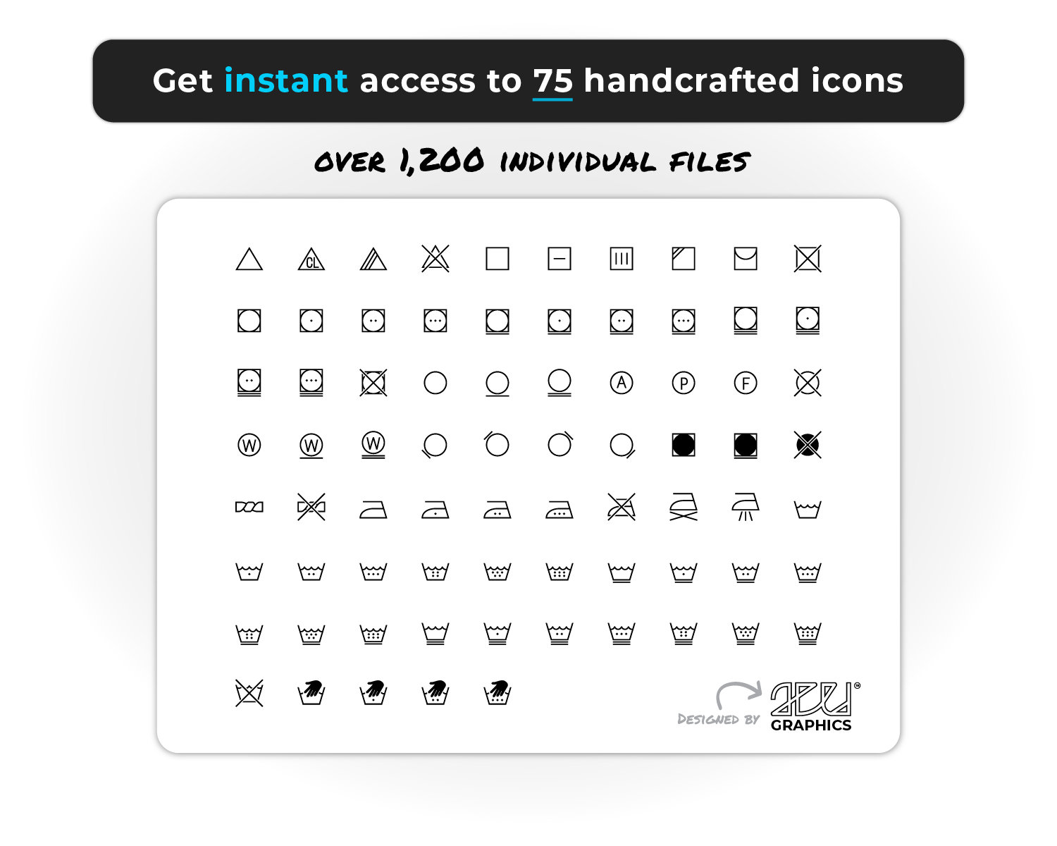 Laundry Symbols SVG Laundry Sign SVG Laundry SVG Create - Etsy