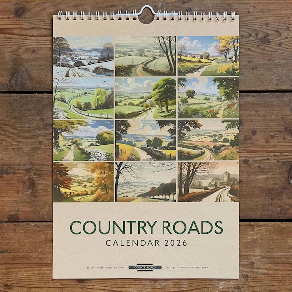Countryside Calendars - Etsy UK