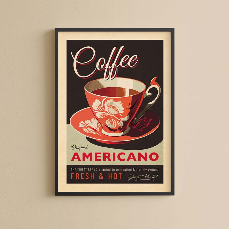 Vintage Coffee Posters - Etsy