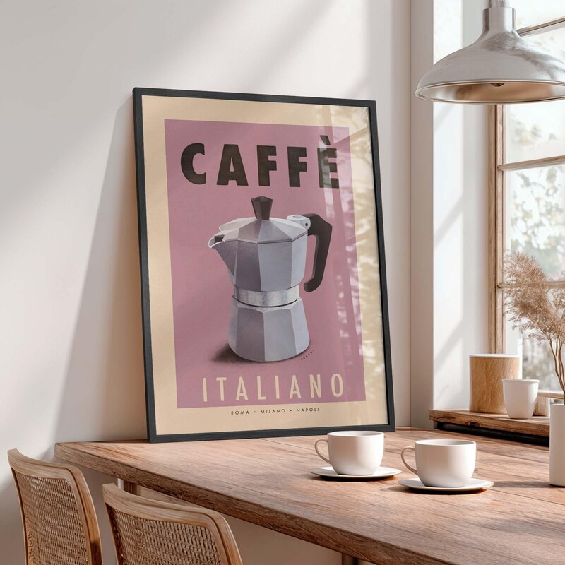 Cafe Poster - Etsy