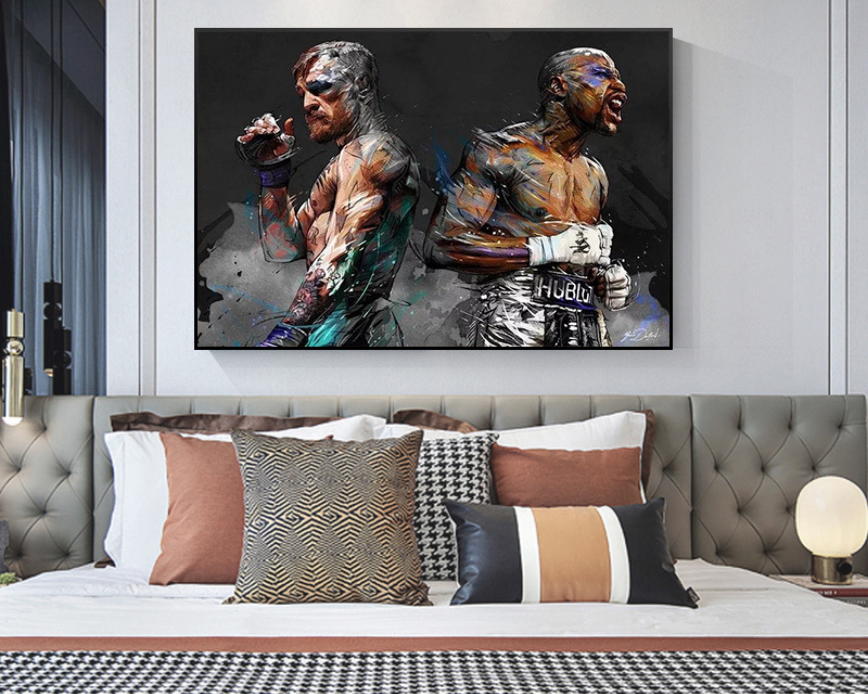 Mayweather Mcgregor Fight Poster Sport Poster Man Cave - Etsy
