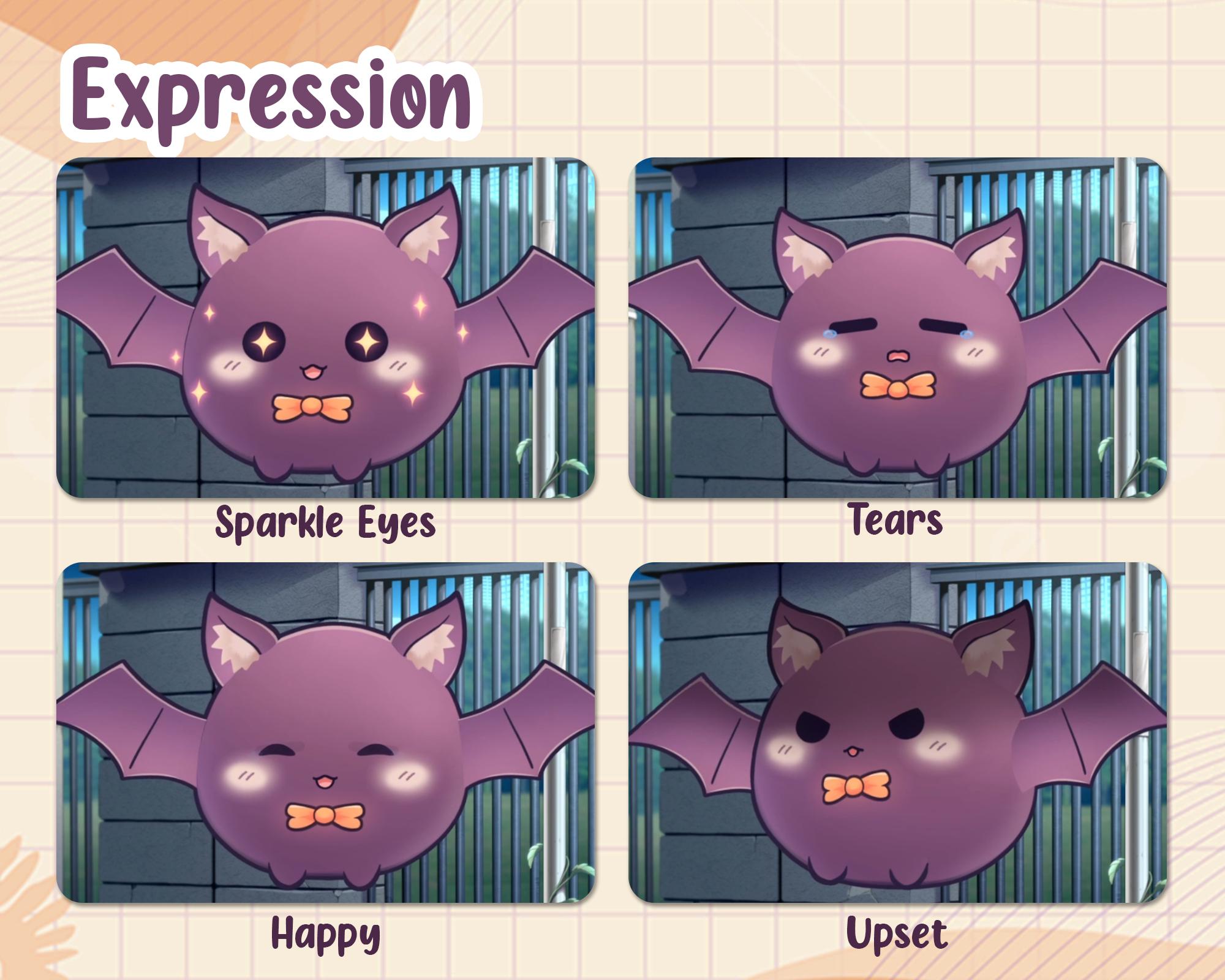 Live2d BAT Vtuber Model or Pet Vtuber (halloween Edition) | Fully ...