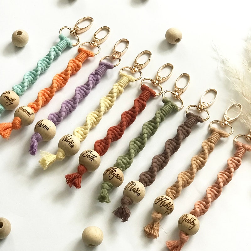 Keychain Macrame - Etsy
