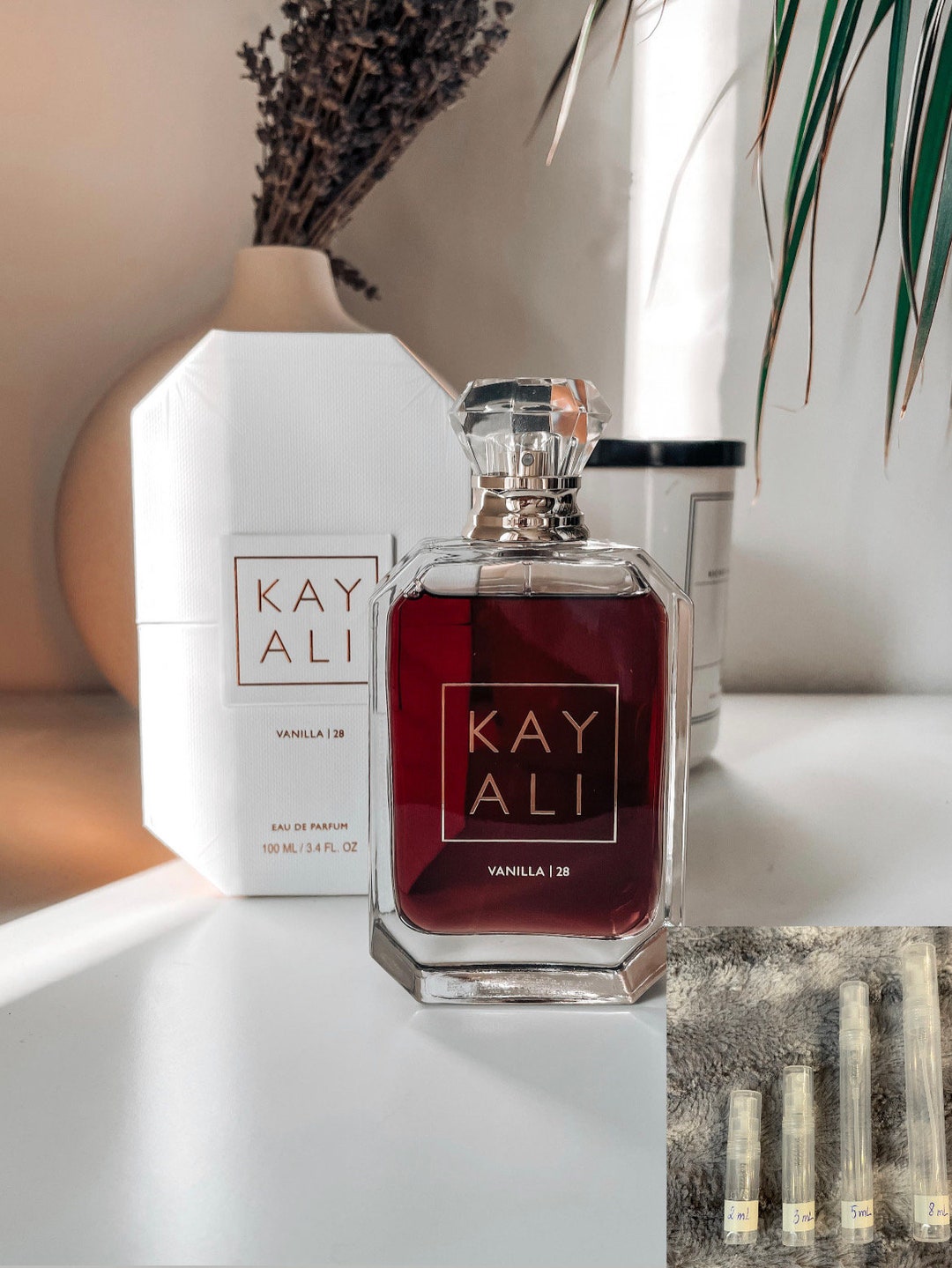 Kayali Vanilla 28 DECANTER Perfume Huda Beauty Sample Atomiser Tester ...