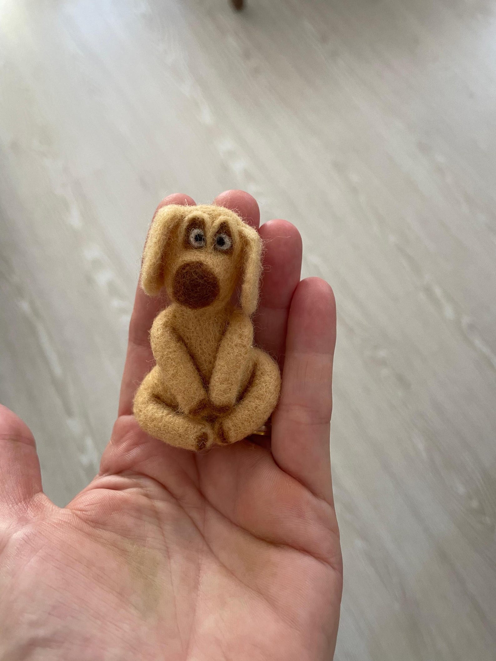 Handmade Dog Brooch, %100 Wool, Felt, Pins and Clips, Badges, Gift - Etsy