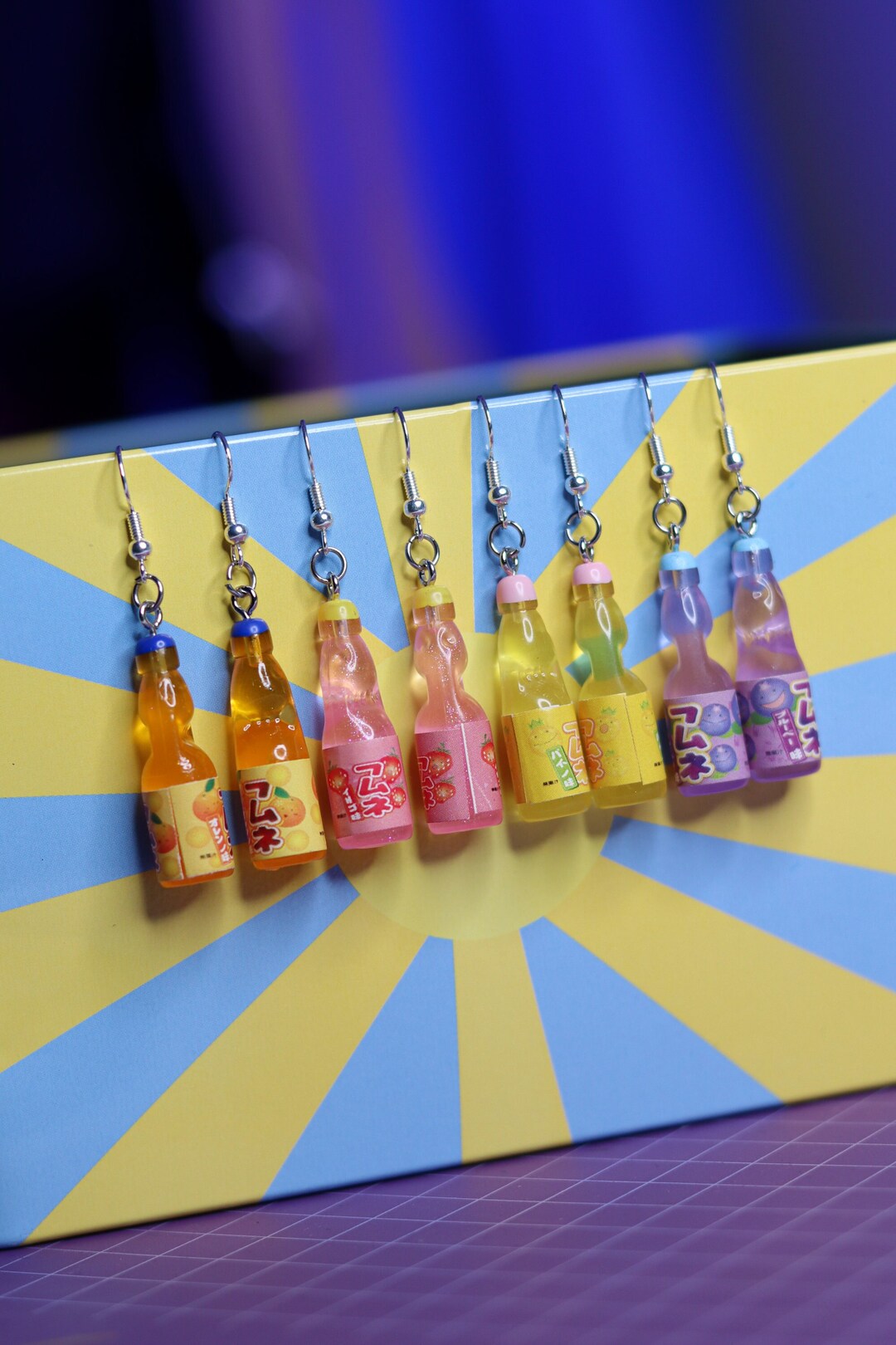 Ramune Fun Earrings Cute and Quirky Fun Earrings Gifts Jewellery Sweet ...
