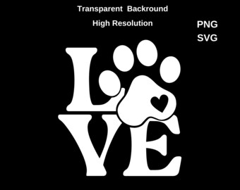 Cat Paw Print Svg Png I Vector Cut File for Cricut I Silhouettei Cat ...
