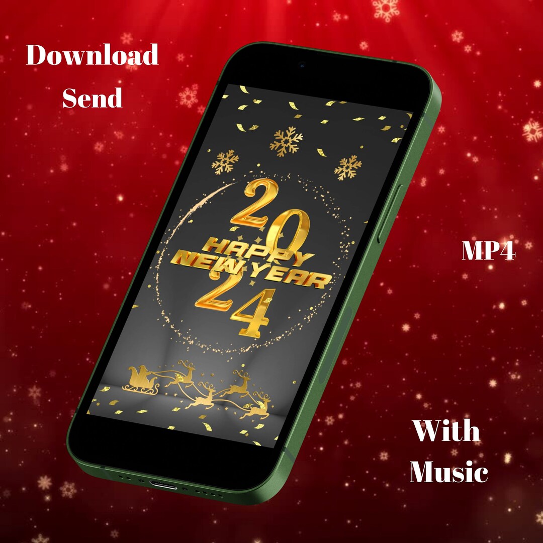 Digital Christmas Card Christmas Ecard Video Message With Festive Audio ...