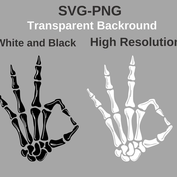 Skeleton Hands Svg - Etsy