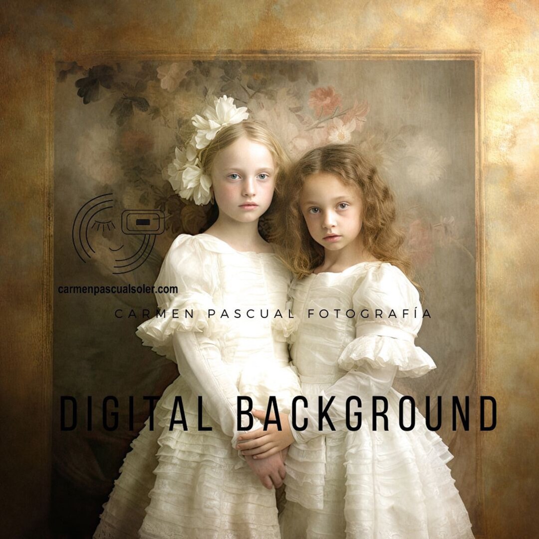 Old Masters Flower Digital Background for Composite Photography ...