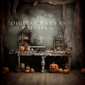 Halloween Digital Backdrops & Backgrounds, Overlays Fine Art ...