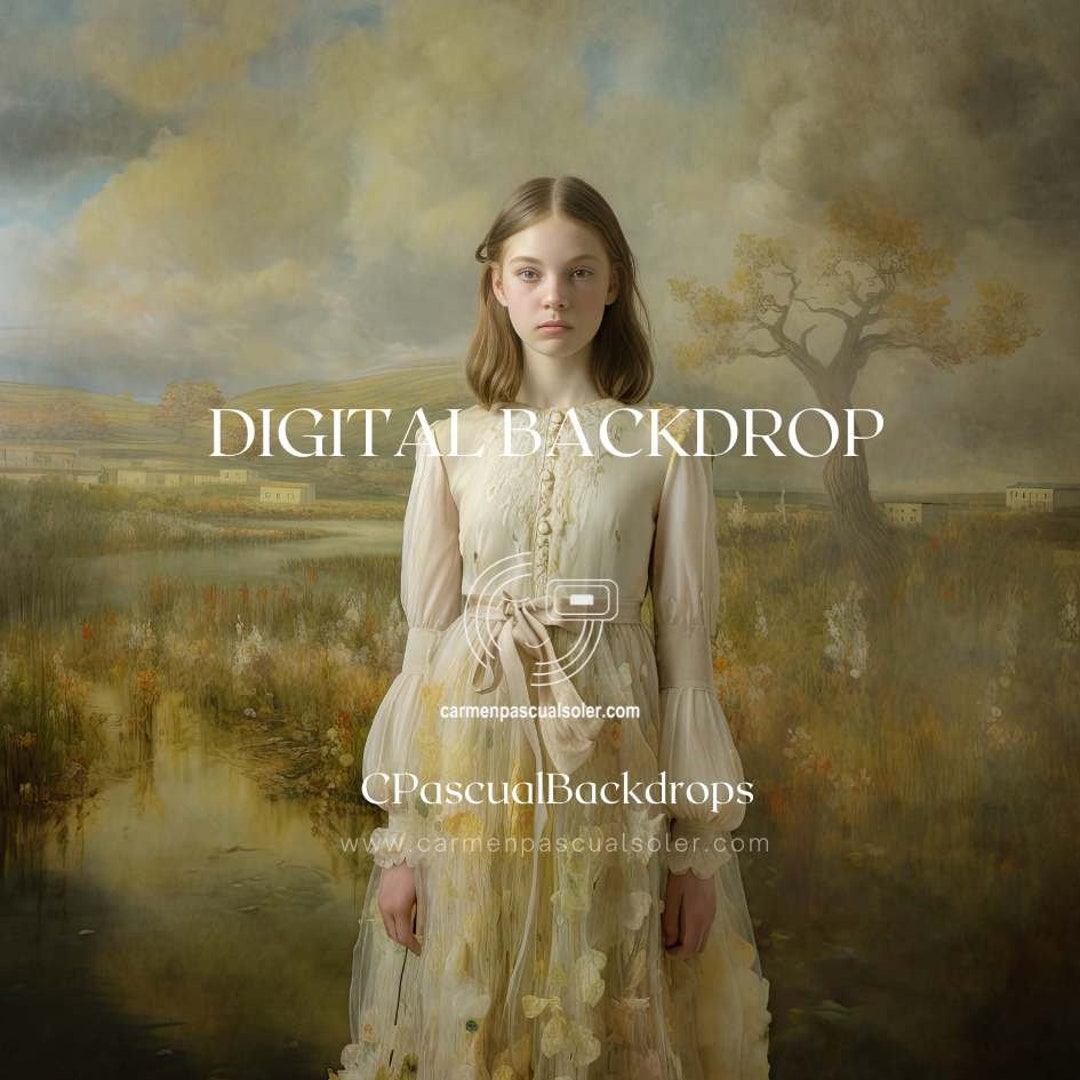 Pictorial Landscape Digital Background, Artistic Scenic Wallpaper ...