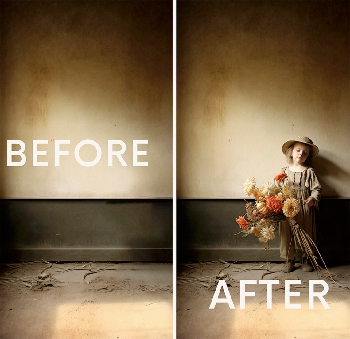 Digital Background of Room With Window, Background Overlays, Rustic ...