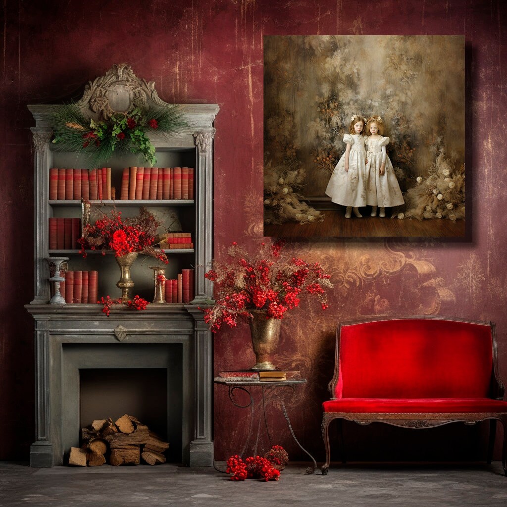 Blooms in Digital Brushstrokes: Fine Art Floral Background - Etsy