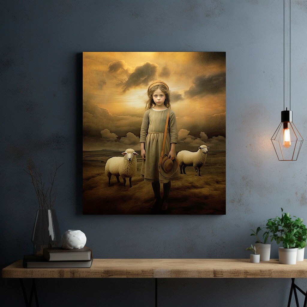 Scenic Sheep Photography Backdrop for Pictures Rural - Etsy