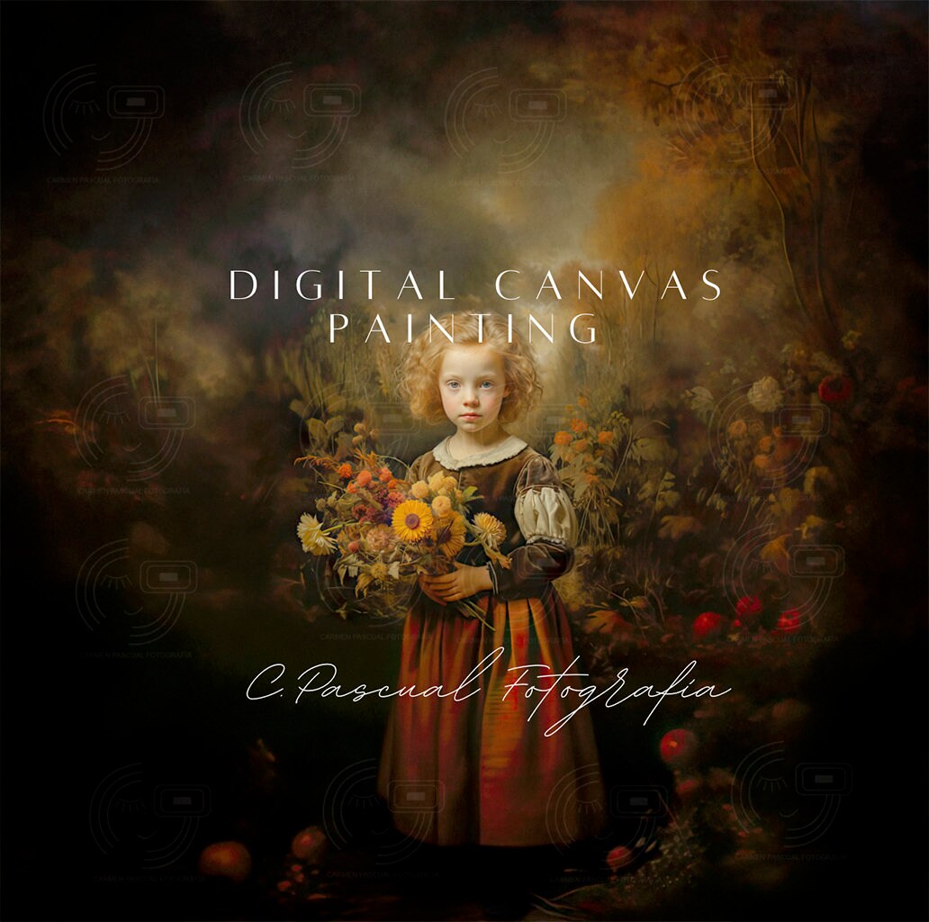 Old Masters Flower Digital Background for Composite Photography ...